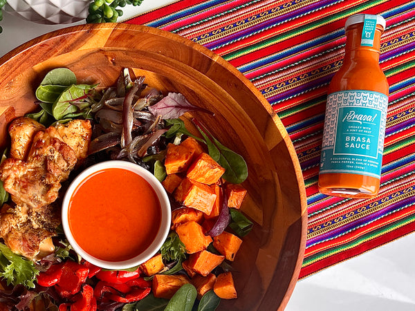 Half Baked Roasted Chicken Salad with Brasa Sauce Recipe: A Delicious ...